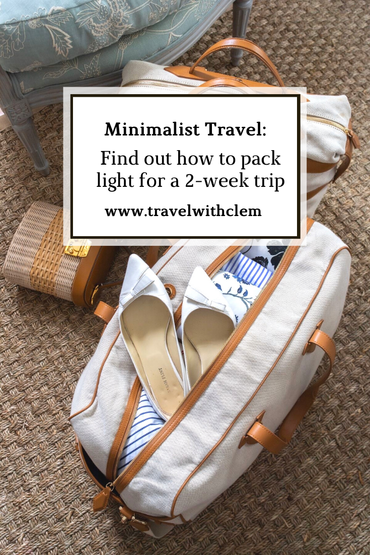 Minimalist Packing: How to Pack Light for 2 Weeks - Travel with Clem